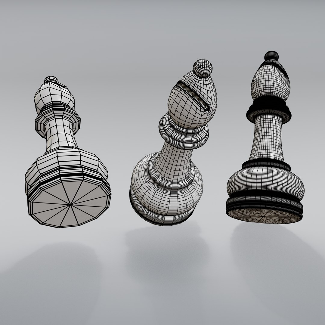 Chess Piece Bishop 3D Model - TurboSquid 2318209