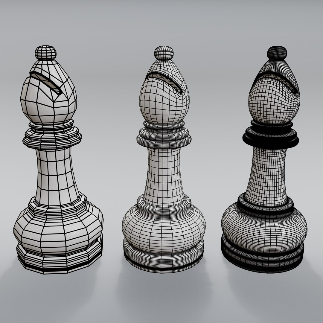 Chess Piece Bishop 3D Model - TurboSquid 2318209