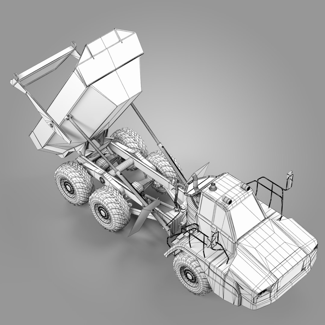 3d Model Articulated Truck