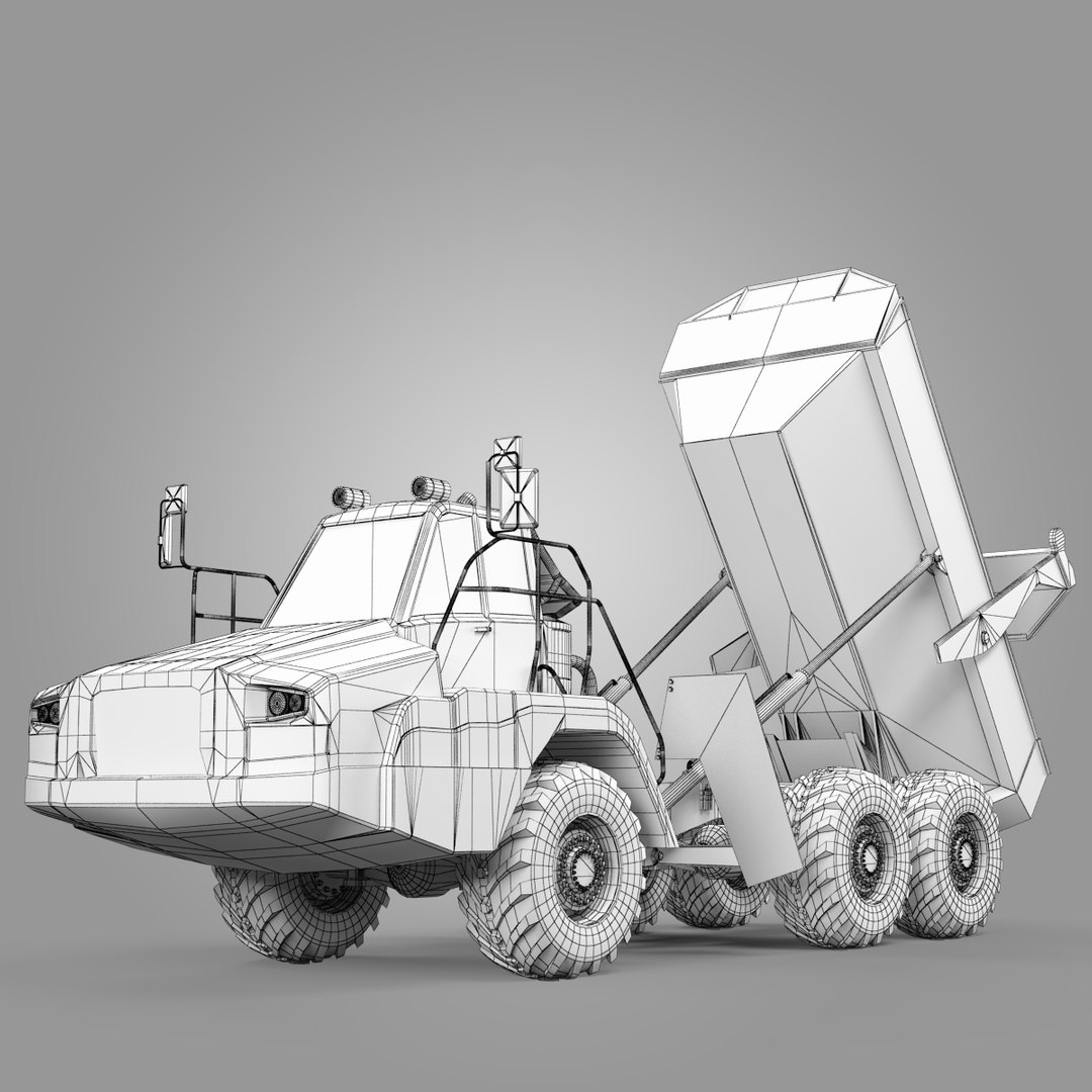 3d Model Articulated Truck