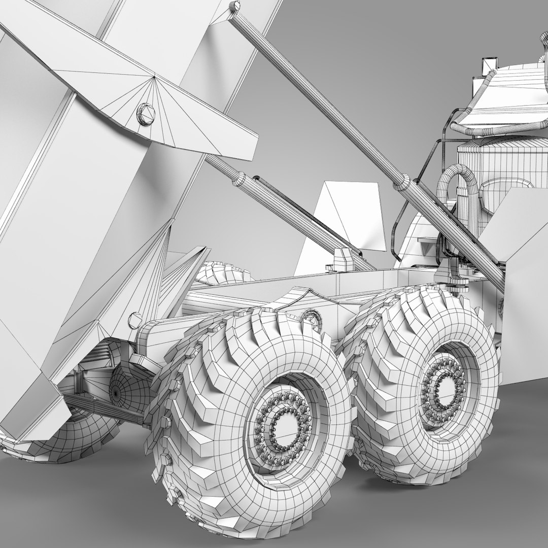 3d Model Articulated Truck