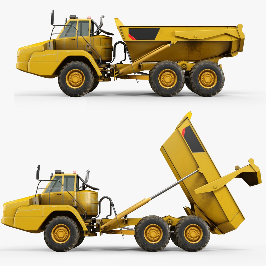 3d Model Articulated Truck