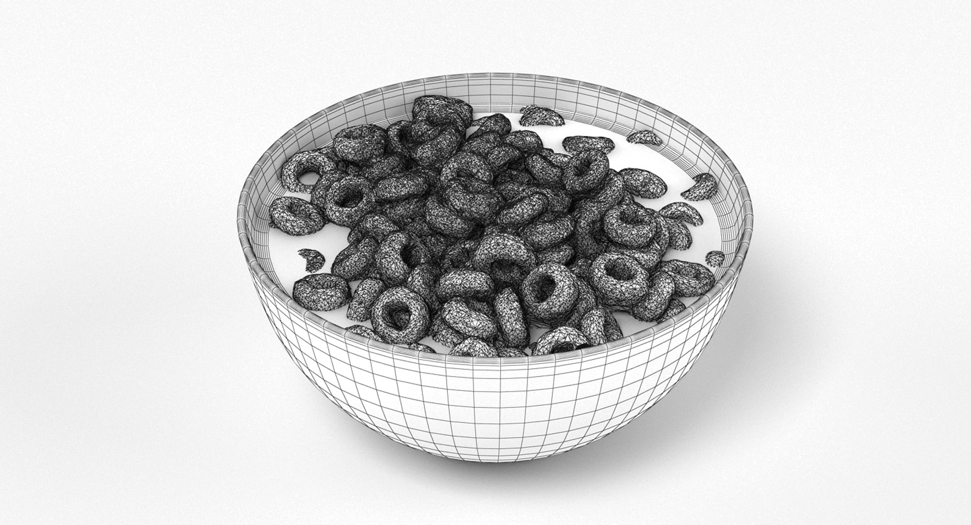 Bowl Cereals 3D Model - TurboSquid 1322127