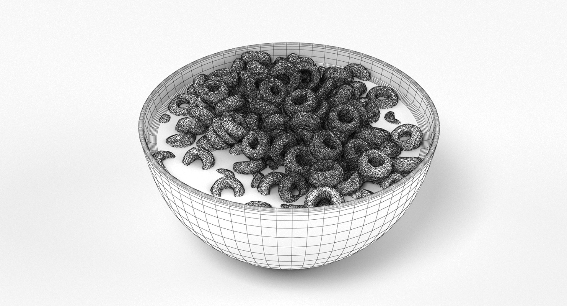 Bowl Cereals 3D Model - TurboSquid 1322127