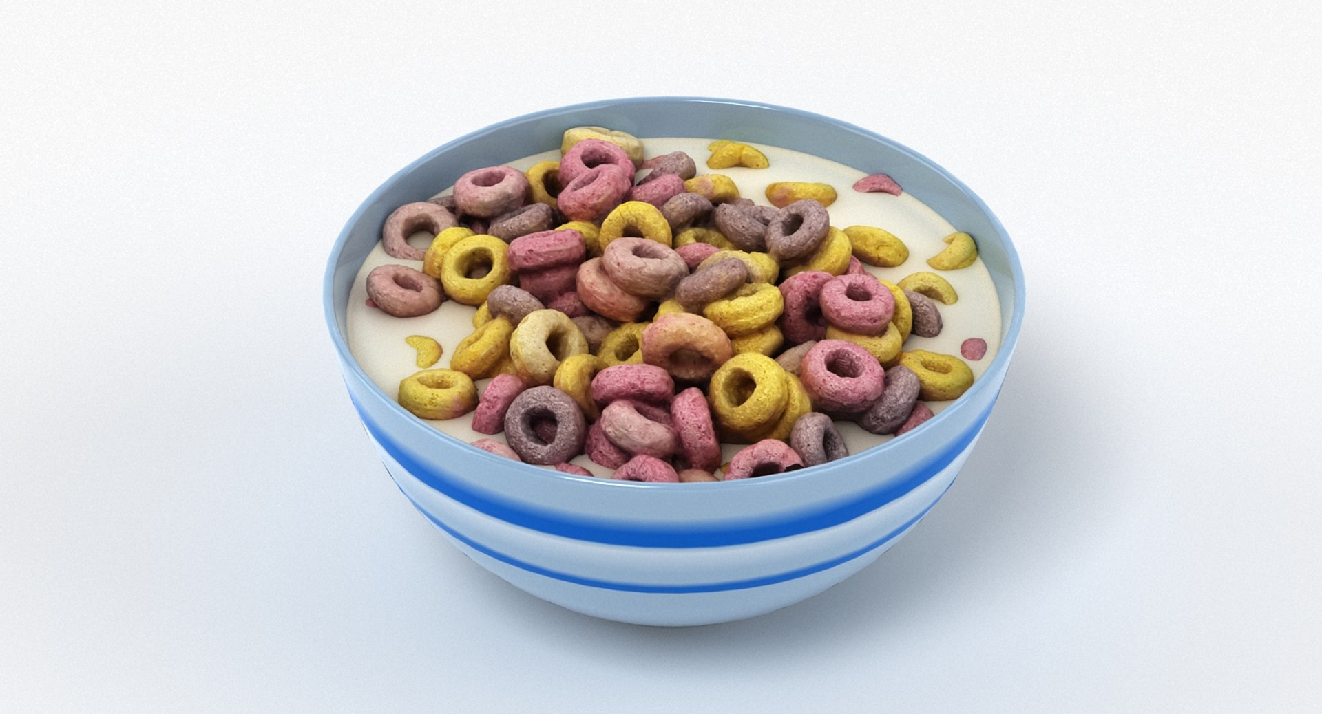 Bowl Cereals 3D Model - TurboSquid 1322127