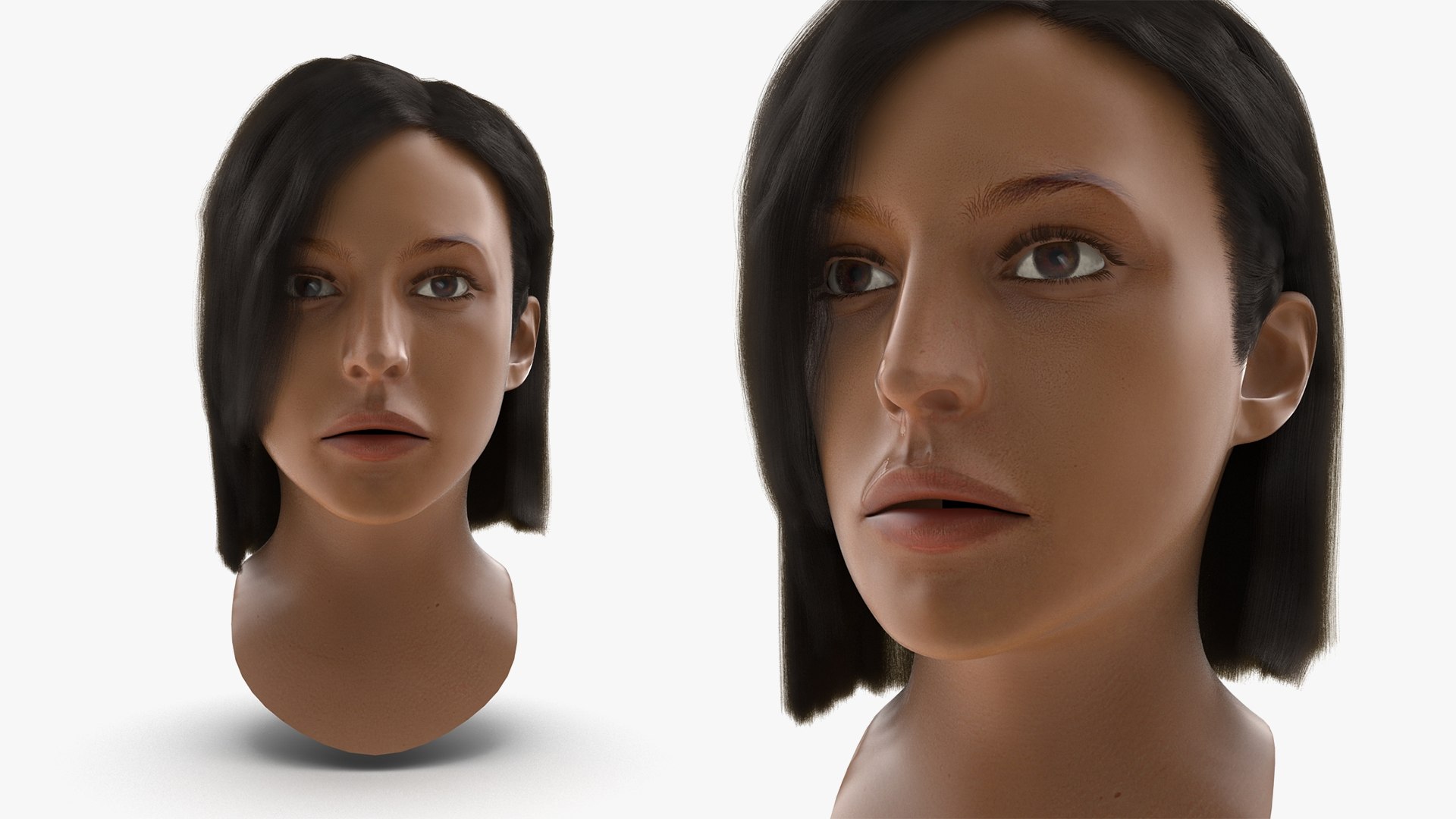 Female Heads Collection 3 model - TurboSquid 2000684