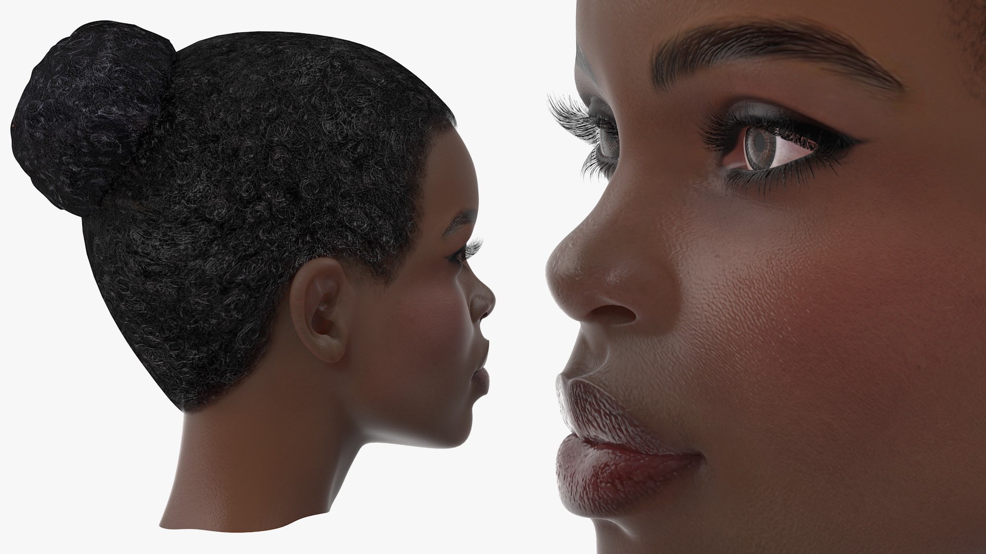 Female Heads Collection 3 model - TurboSquid 2000684