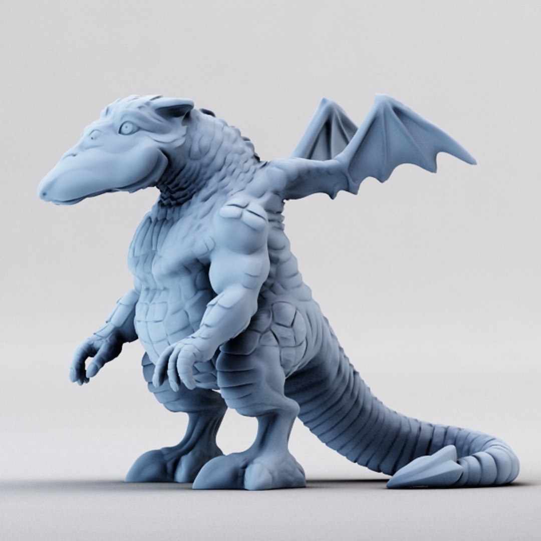 Dragon Printable 3d Obj
