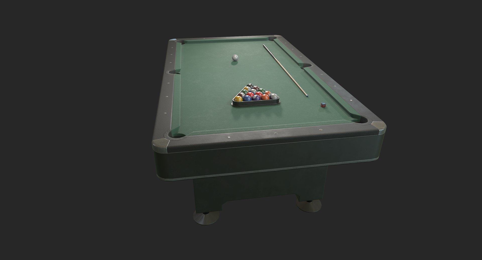 Pool Table Model - TurboSquid 1178610