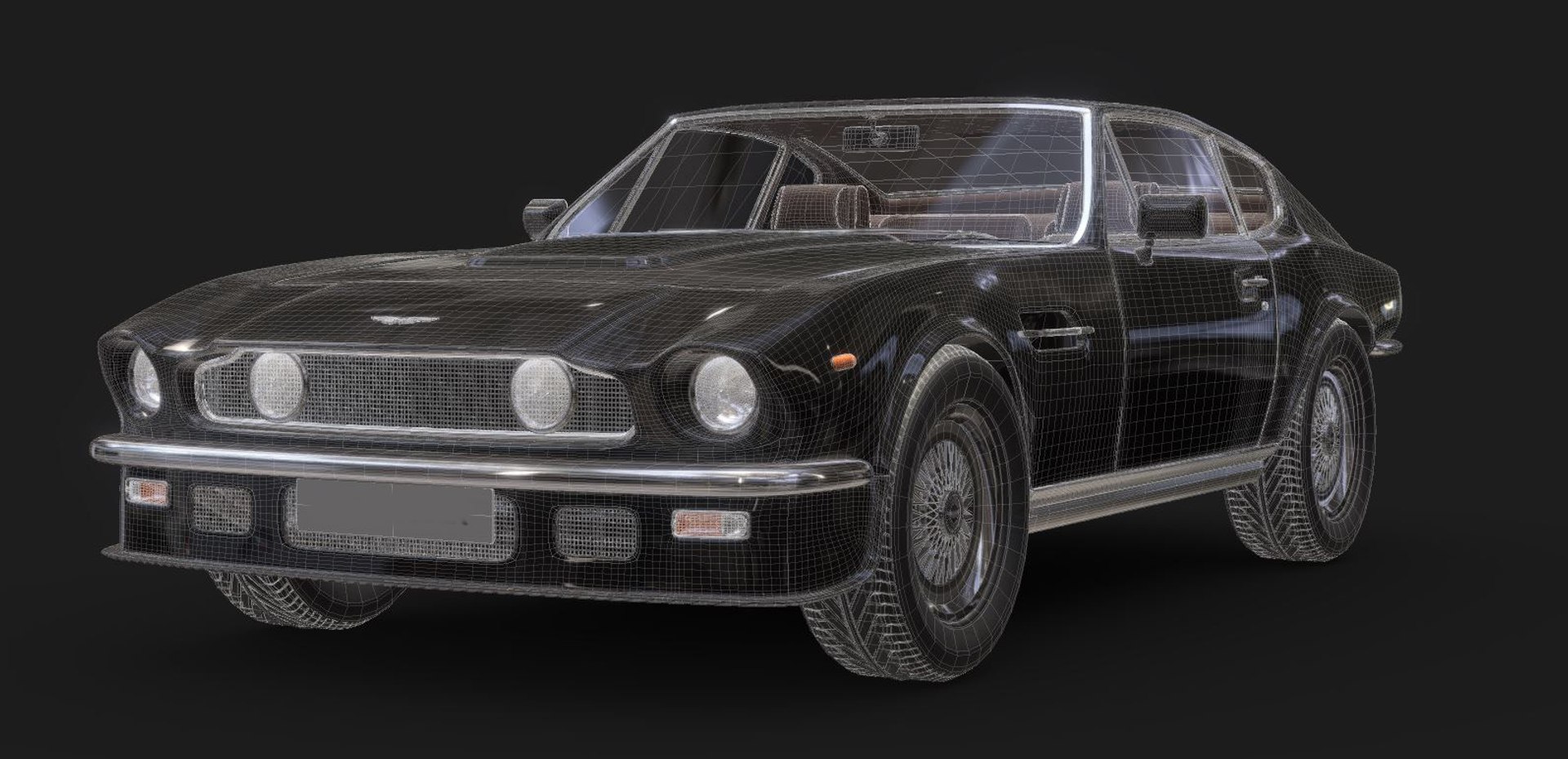 3D Aston Martin Vantage 1978 Bond Car Model - TurboSquid 2151688