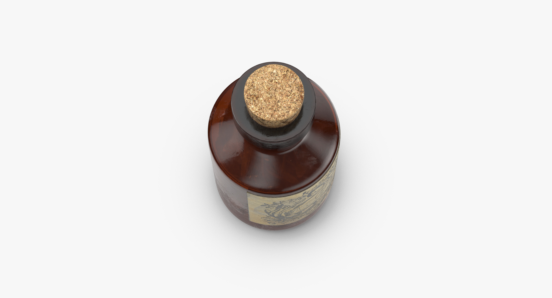 3d model potion ingredient jar hemlock