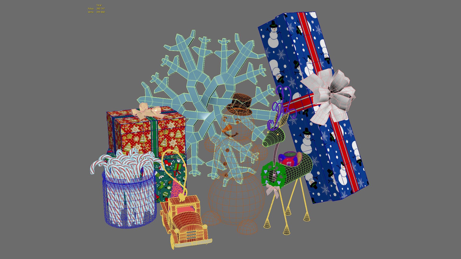 New Years Set Model - TurboSquid 2157101