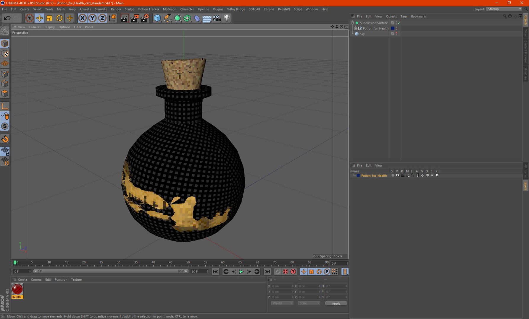 Potion For Health 3D - TurboSquid 2016591