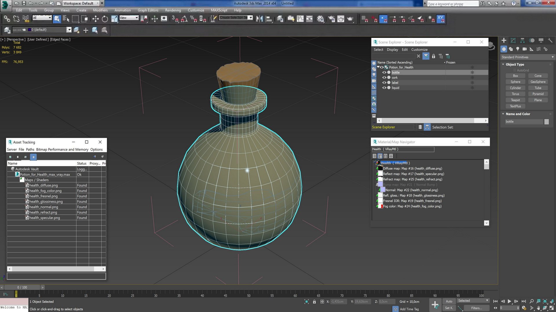 Potion For Health 3D - TurboSquid 2016591
