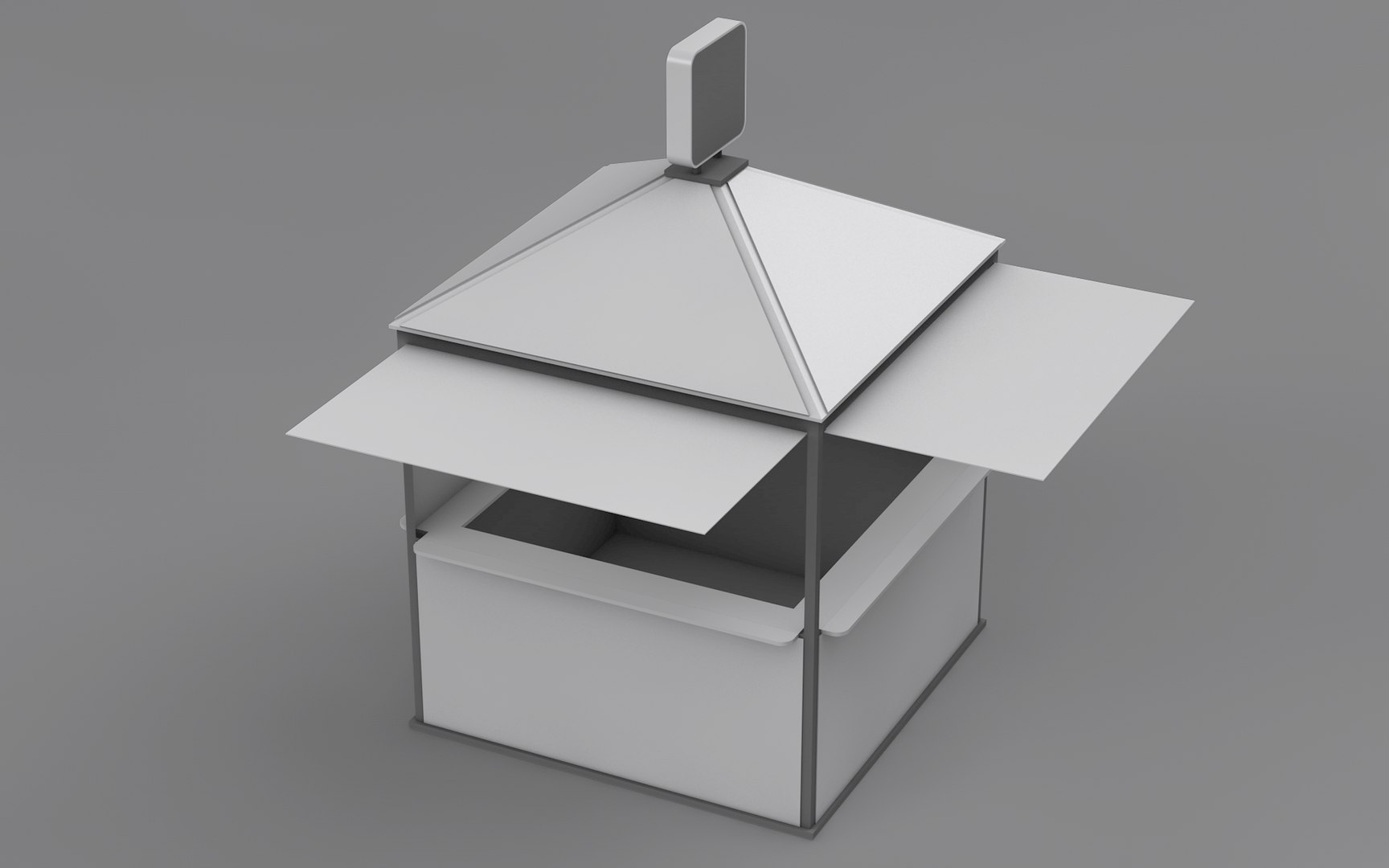3D Kiosk - TurboSquid 1879477
