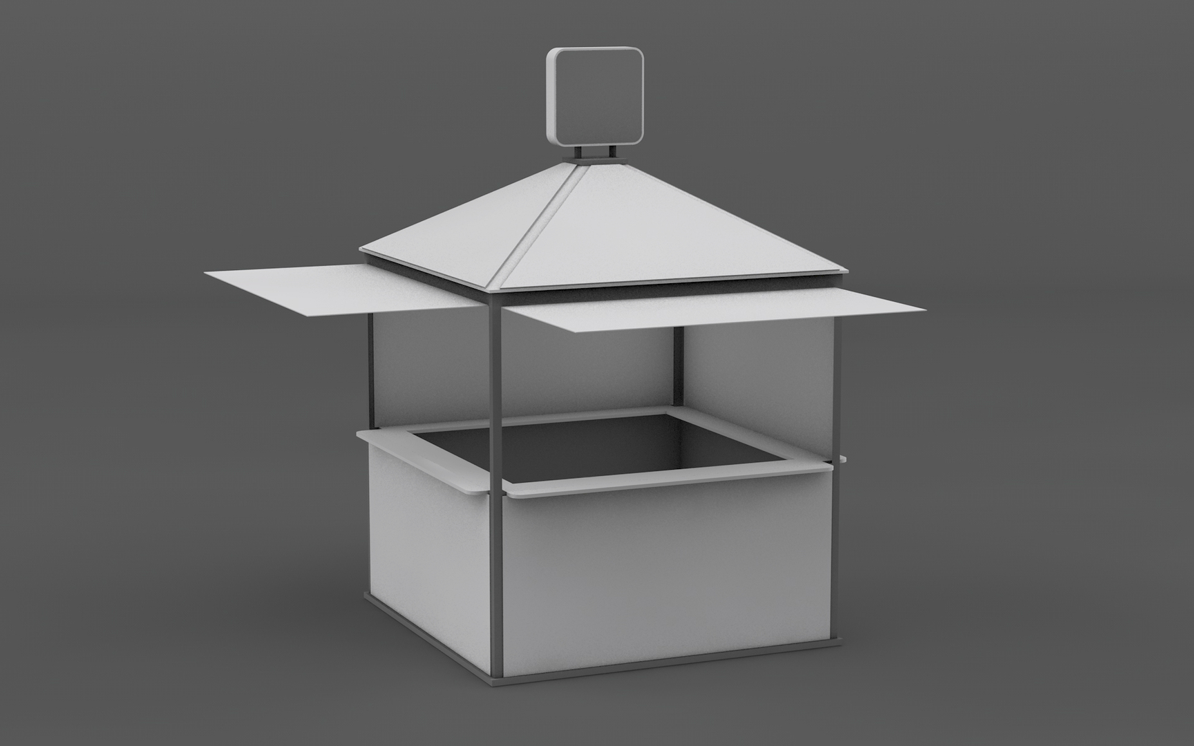 3D Kiosk - TurboSquid 1879477