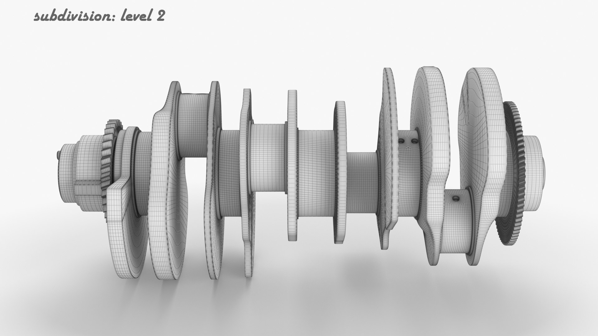 3D Crankshaft - TurboSquid 1714028