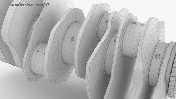 3D Crankshaft - TurboSquid 1714028