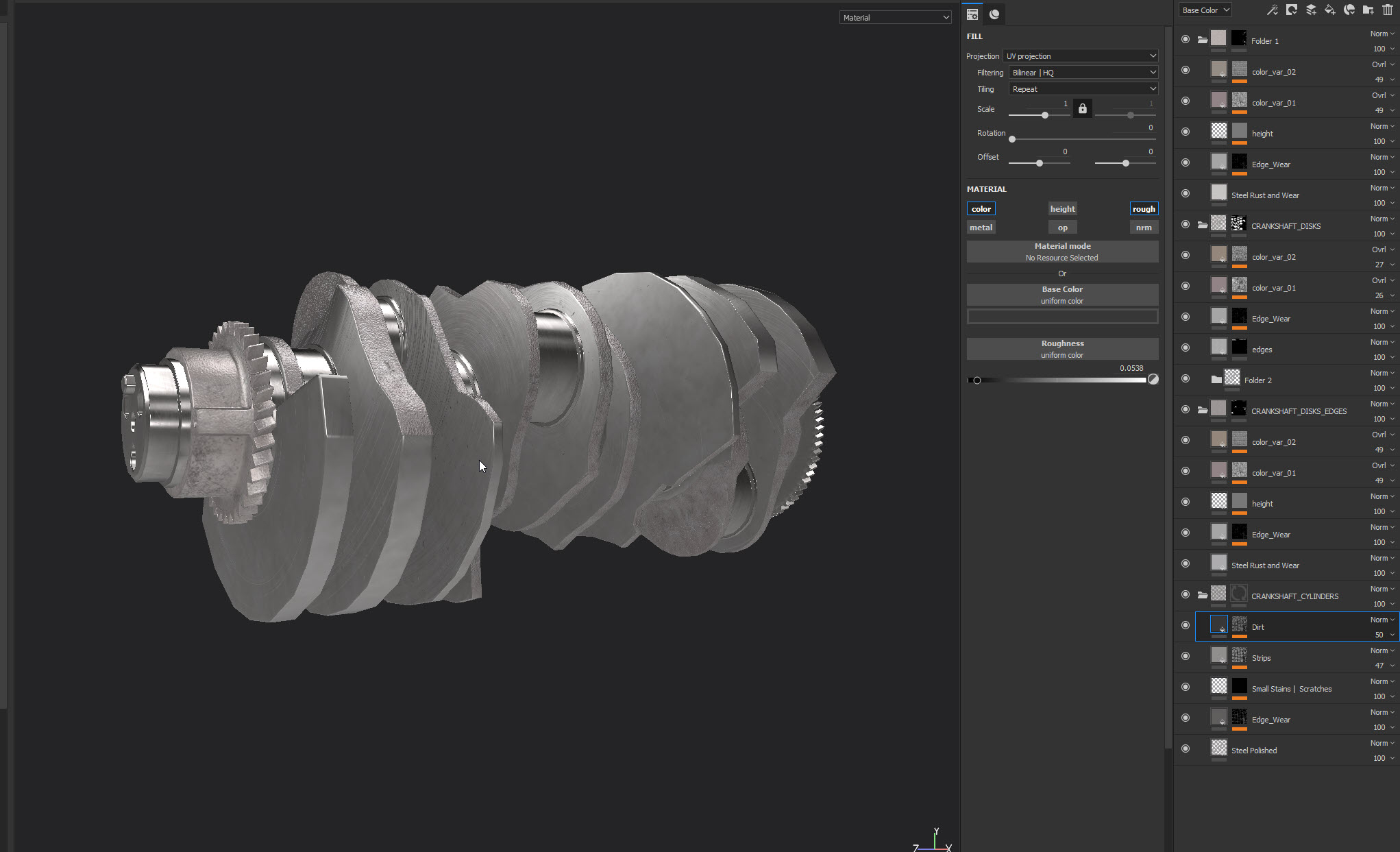 3D Crankshaft - TurboSquid 1714028