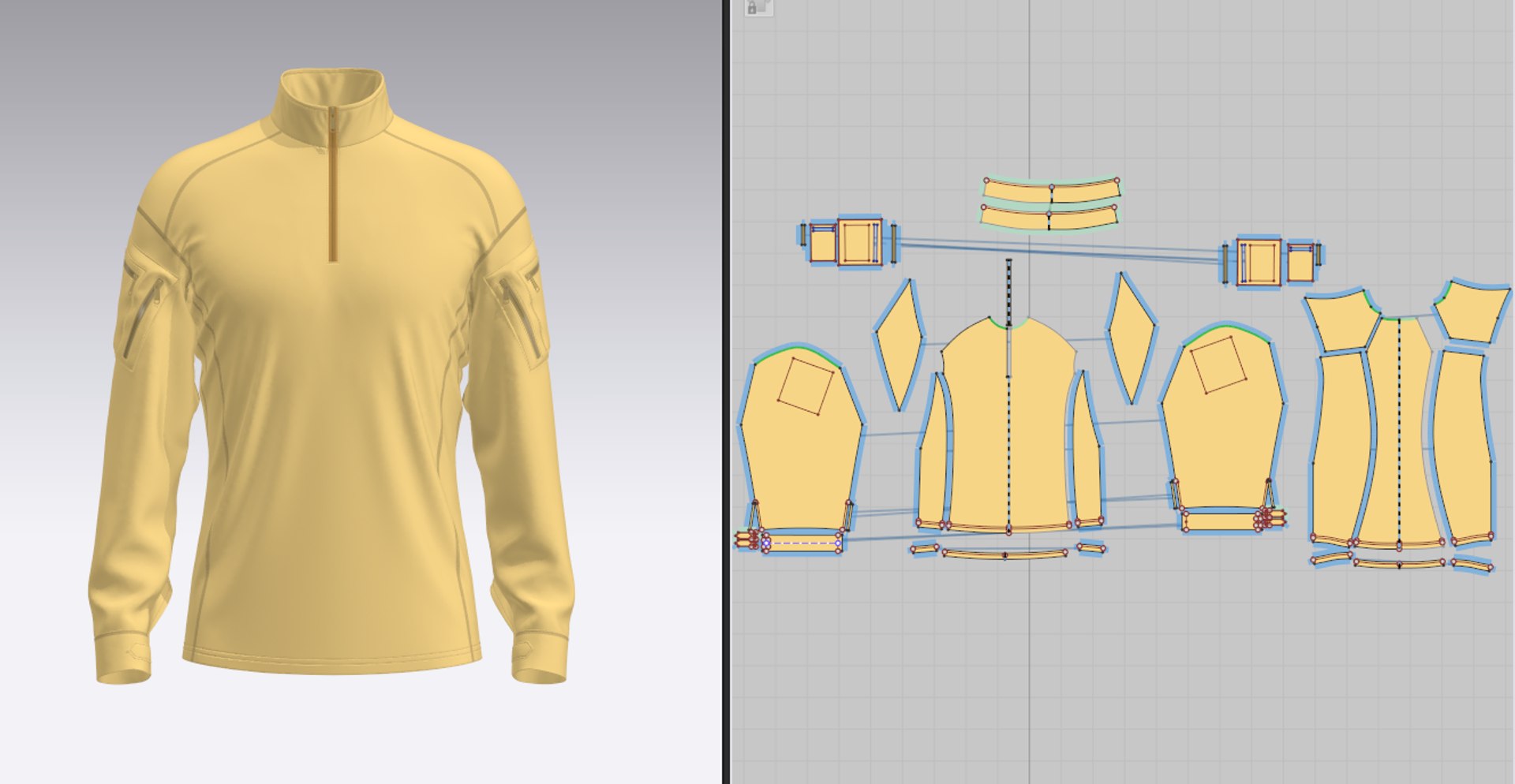 Male Combat Shirt 3D Model - TurboSquid 2423462