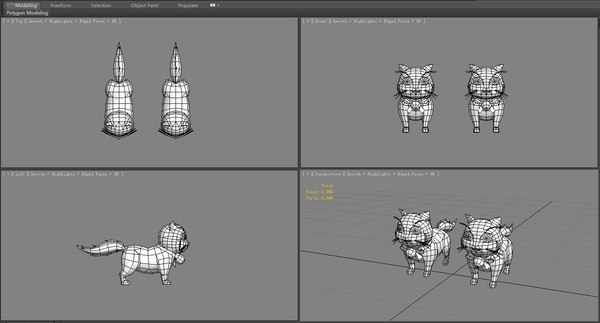 Cartoon fat cat 3D model - TurboSquid 1724614