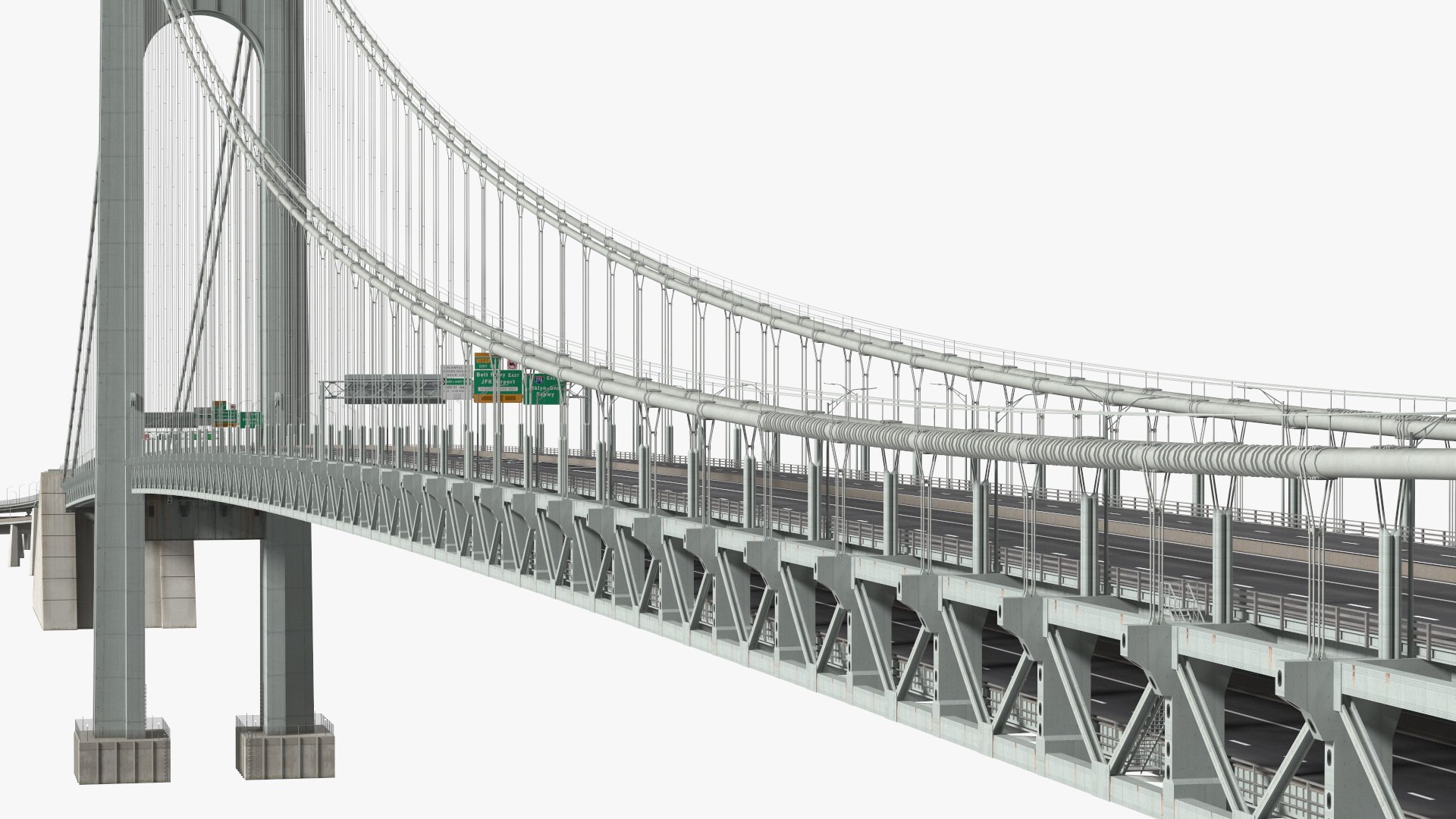 Verrazzano Narrows Bridge 3D model - TurboSquid 1881128