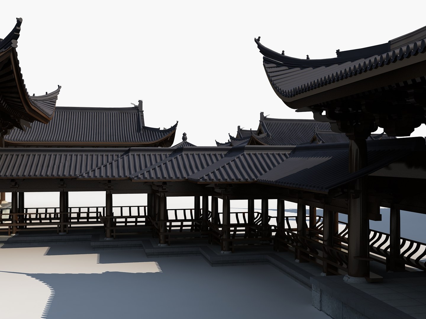 3D Collection Of Chinese Ancient Architecture 1 - TurboSquid 2057397