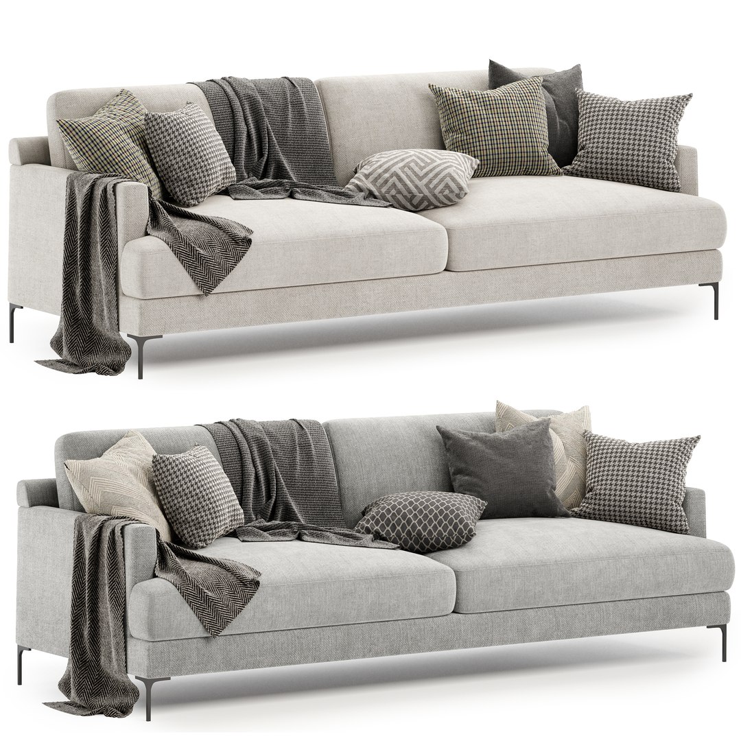 3D Laura 4 seat sofa - TurboSquid 2140916
