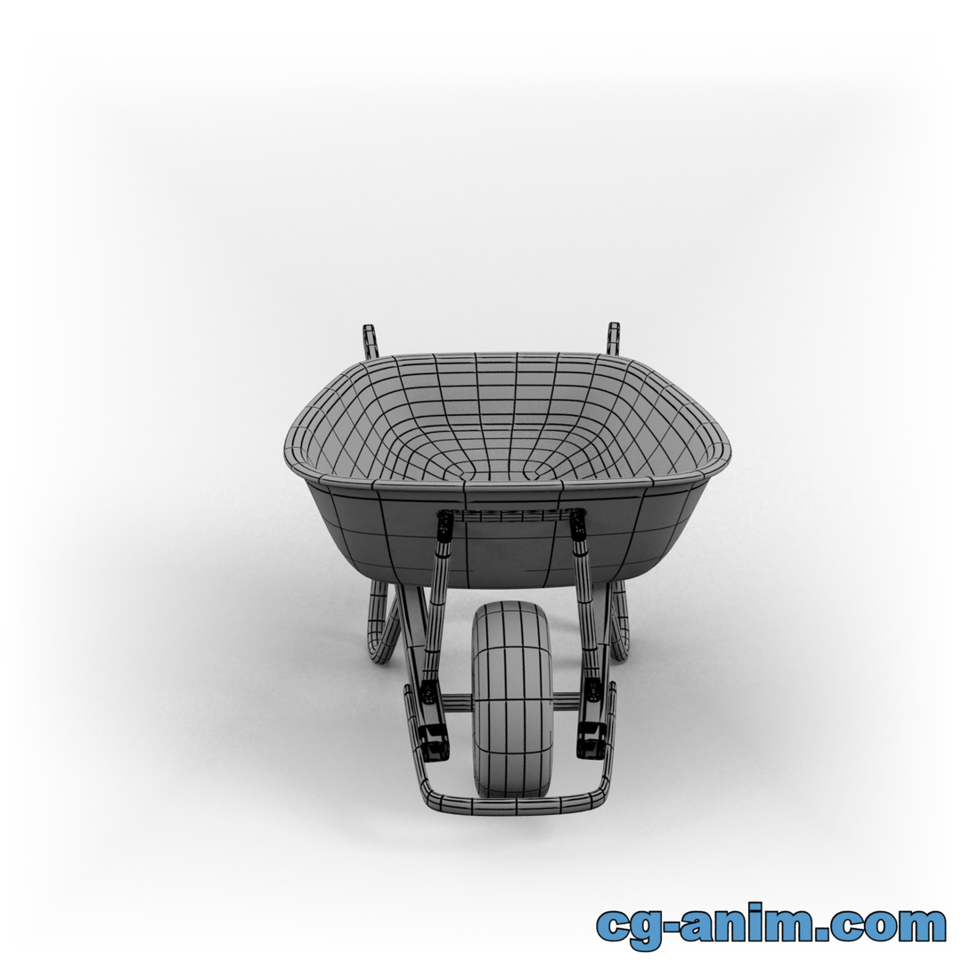 Free Wheelbarrow 3d Model