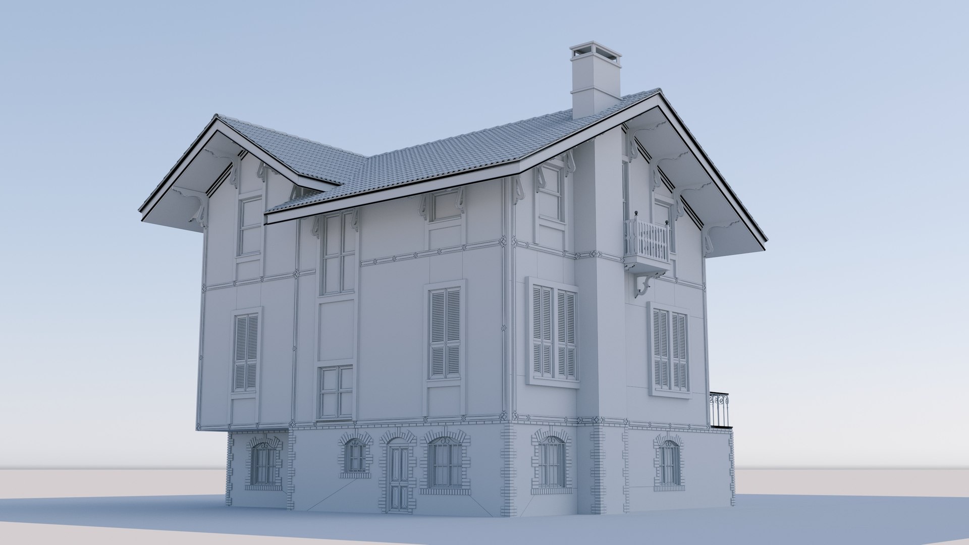 Old Turkish House Istanbul 3D Model - TurboSquid 2129676