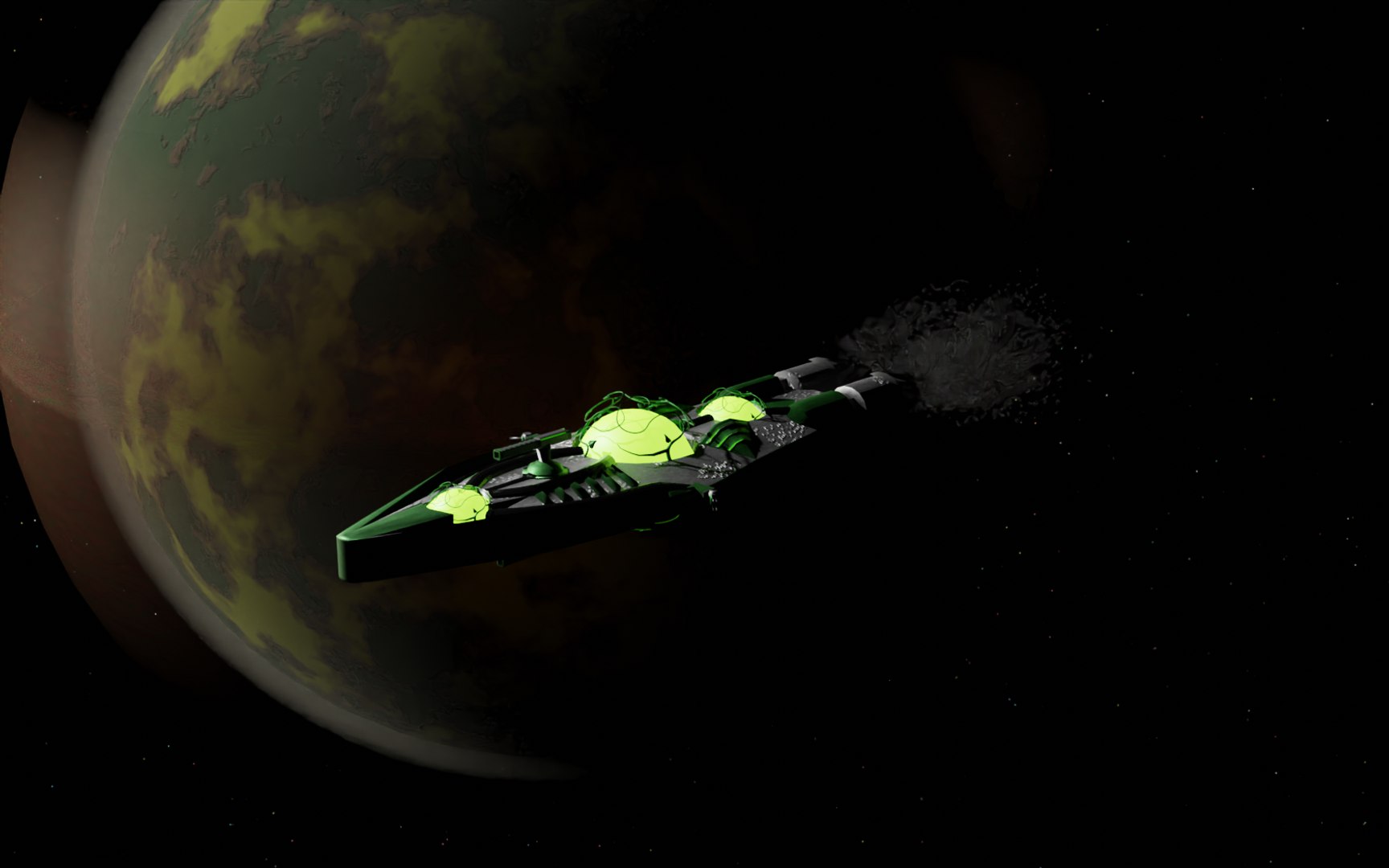 Arborec Cruiser 3D Model - TurboSquid 1795223