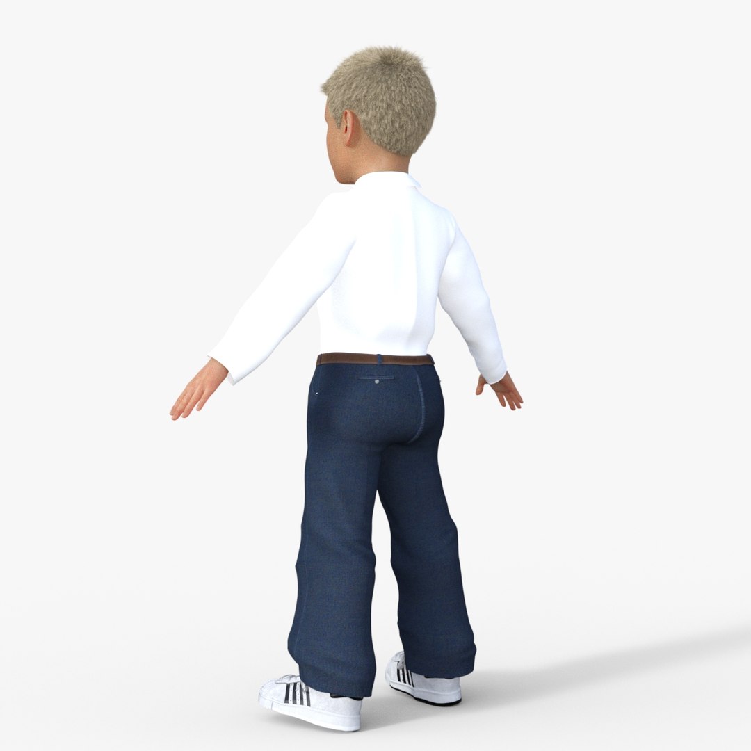 3D Realistic Boy - TurboSquid 2136382