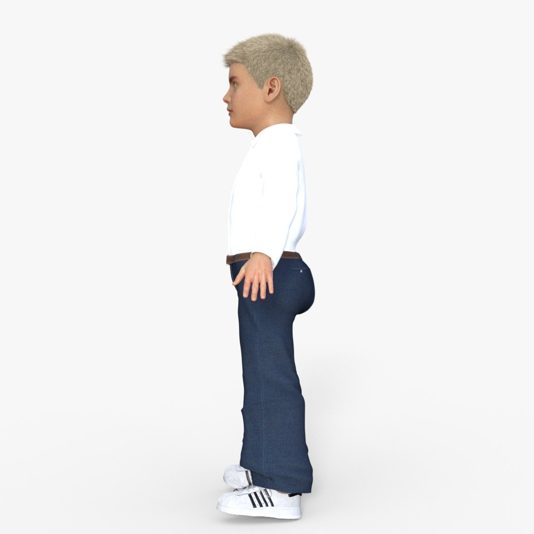 3D Realistic Boy - TurboSquid 2136382