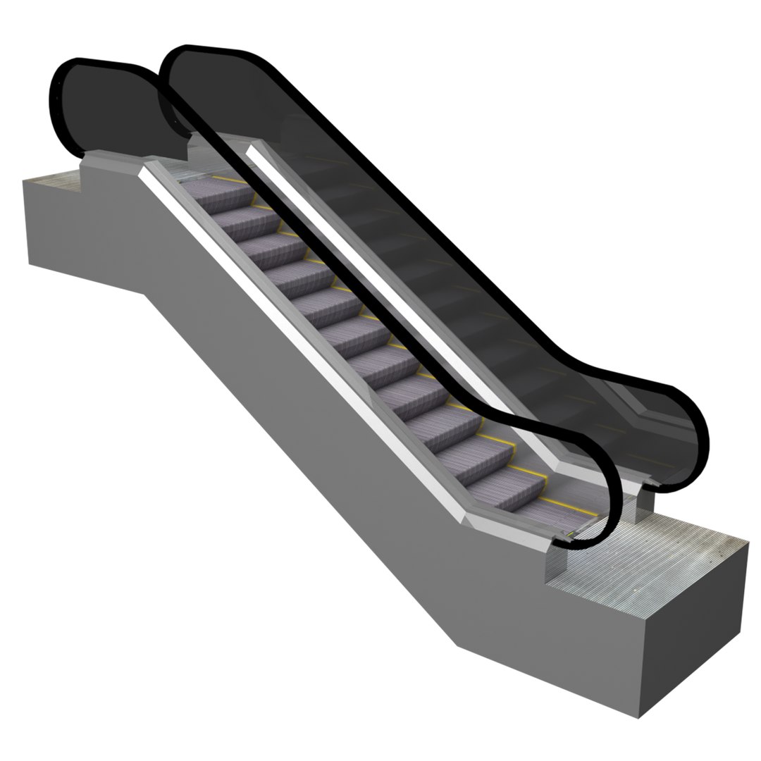 Escalator Small by OJM3Dモデル - TurboSquid 1931204