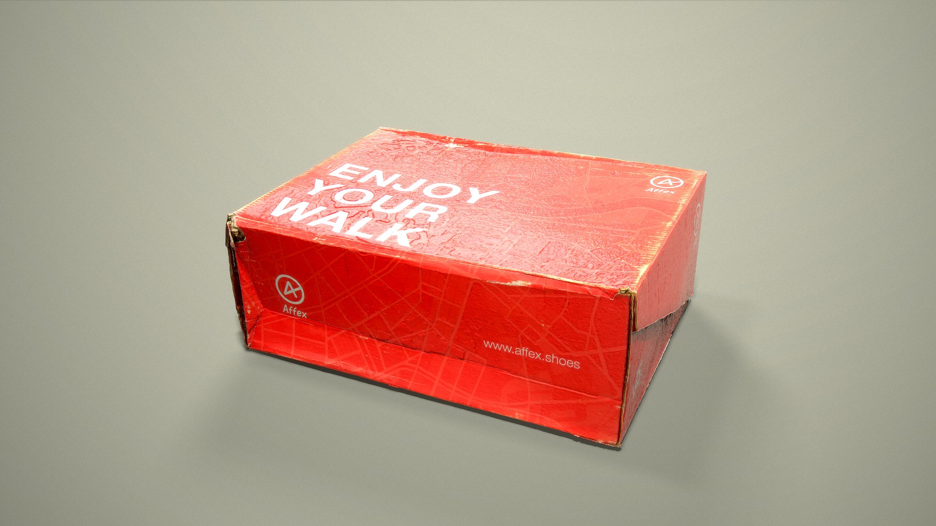 Red Shoe Cardboard Box 3D model - TurboSquid 1771567