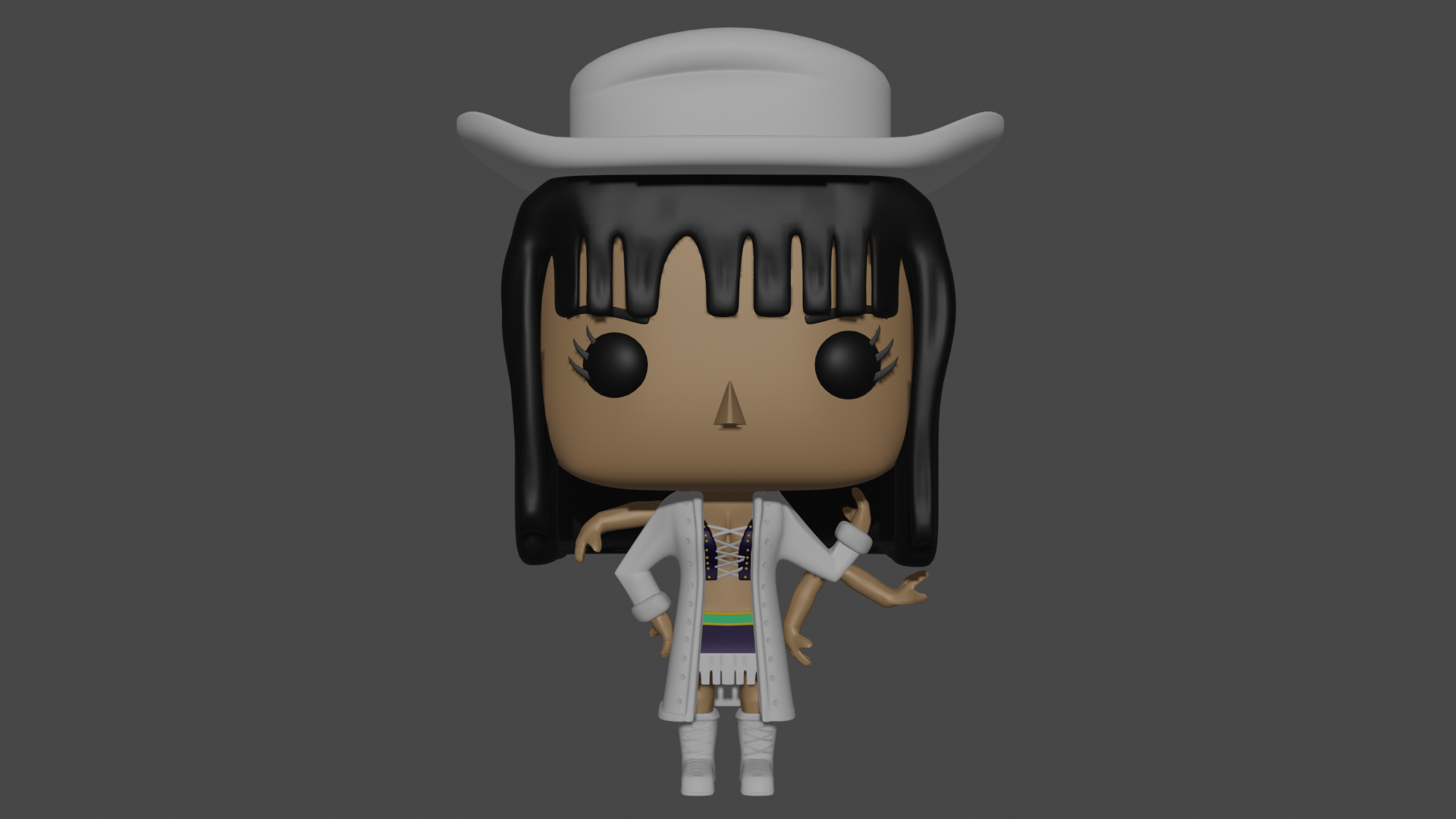 3D Funko Pop Nico Robin model - TurboSquid 1988041