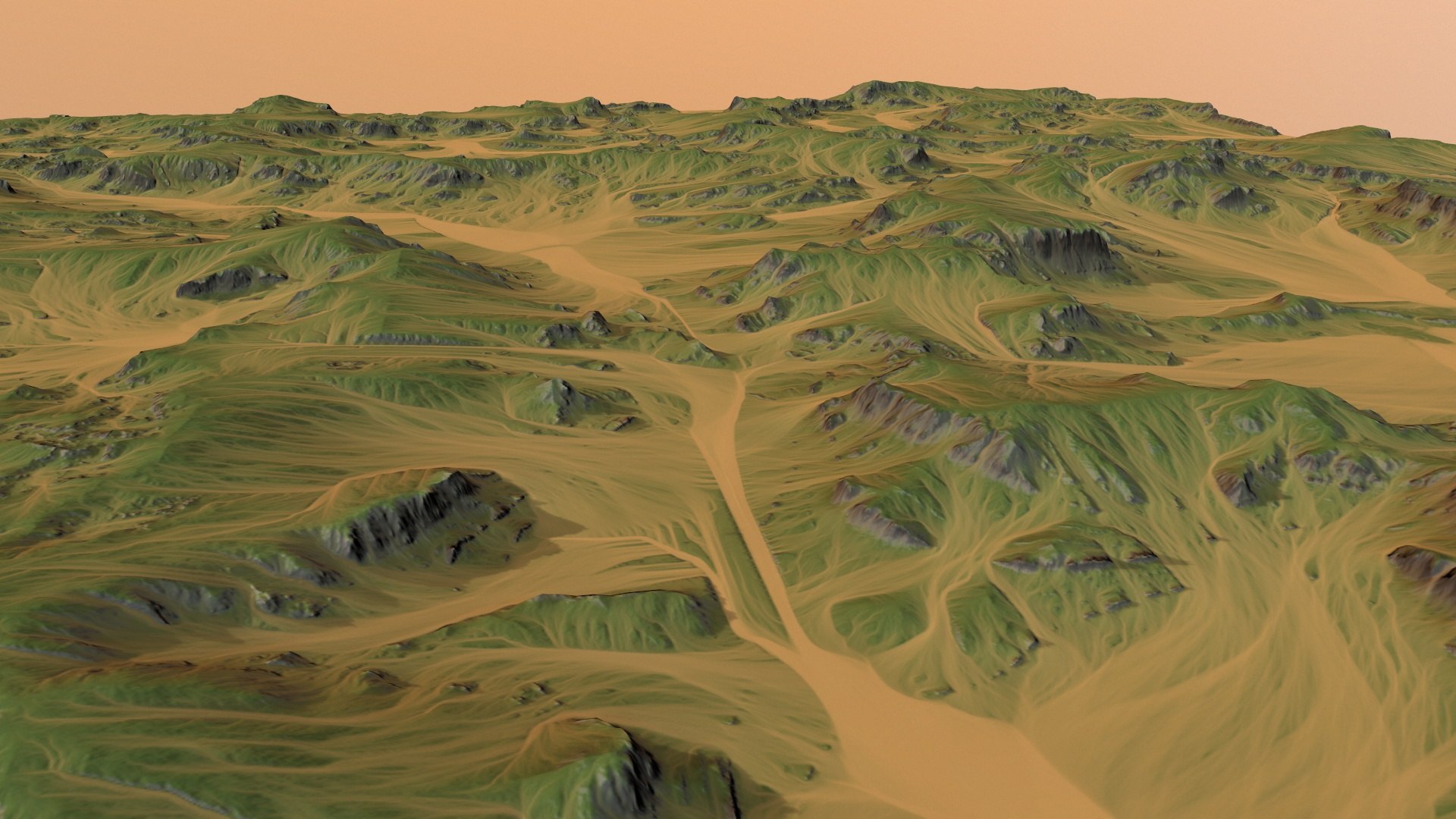 3D land landscape scape model - TurboSquid 1456689