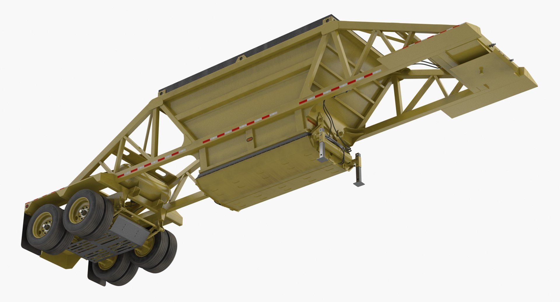 Dump trailer model - TurboSquid 1362937