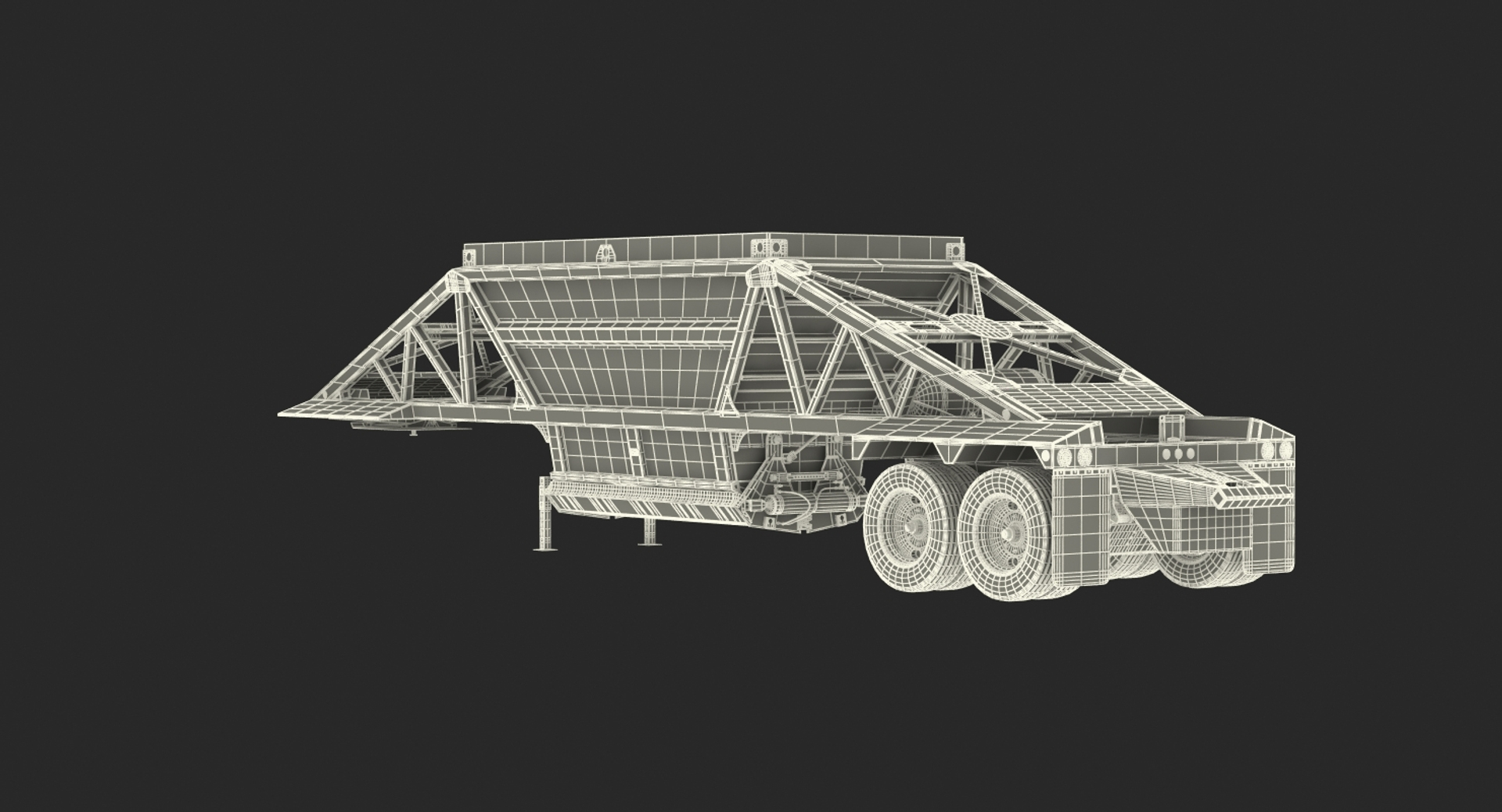 Dump Trailer Model - TurboSquid 1362937