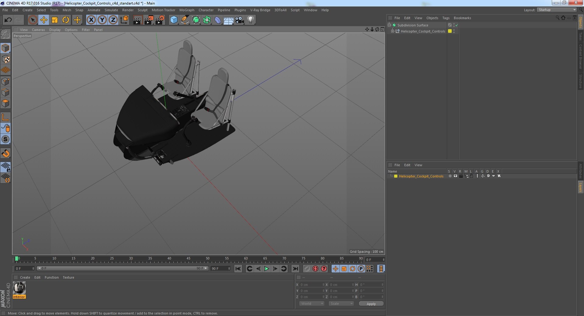 Free Helicopter Cockpit Controls 3D Model - TurboSquid 1623360