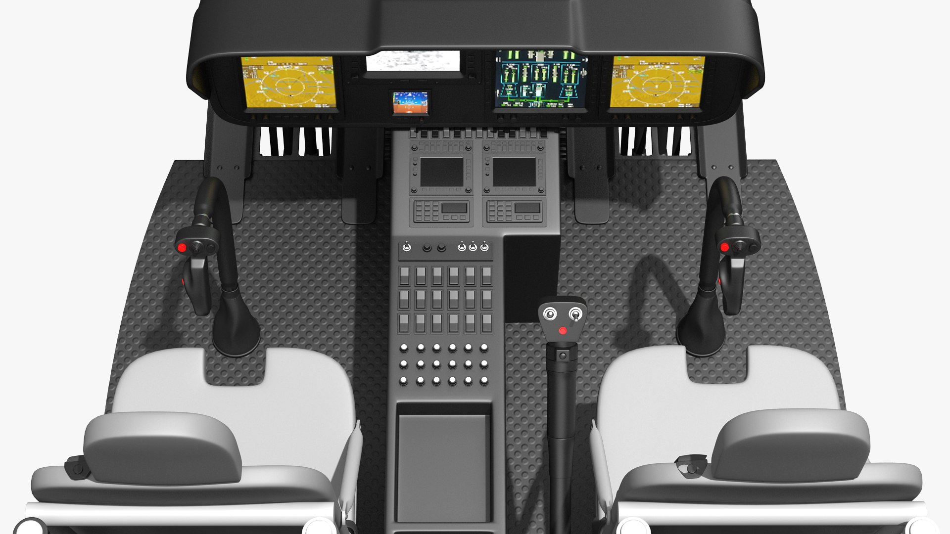 Free Helicopter Cockpit Controls 3D Model - TurboSquid 1623360