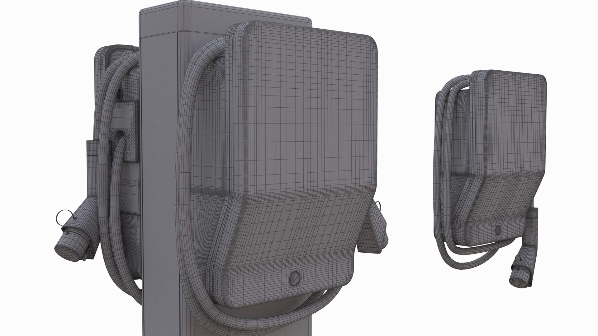Electric Vehicle Charger 3D Model - TurboSquid 2095495