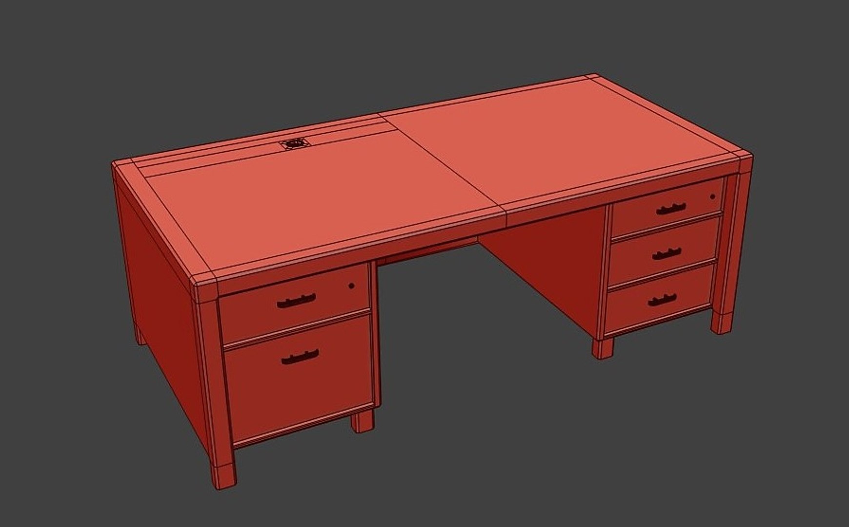 Classic office 3D - TurboSquid 1308263