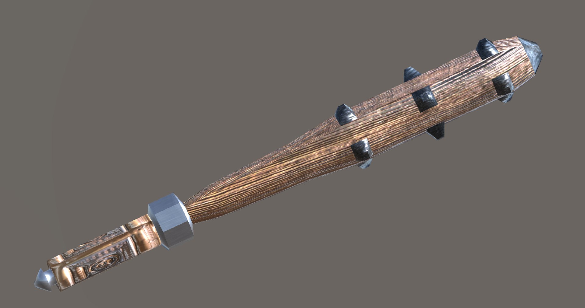 3D medieval studded club - TurboSquid 1581416