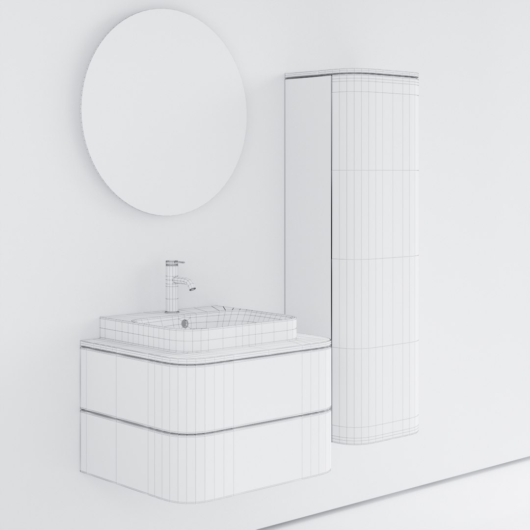3D Model Vanity Happy D 2 - TurboSquid 1515047