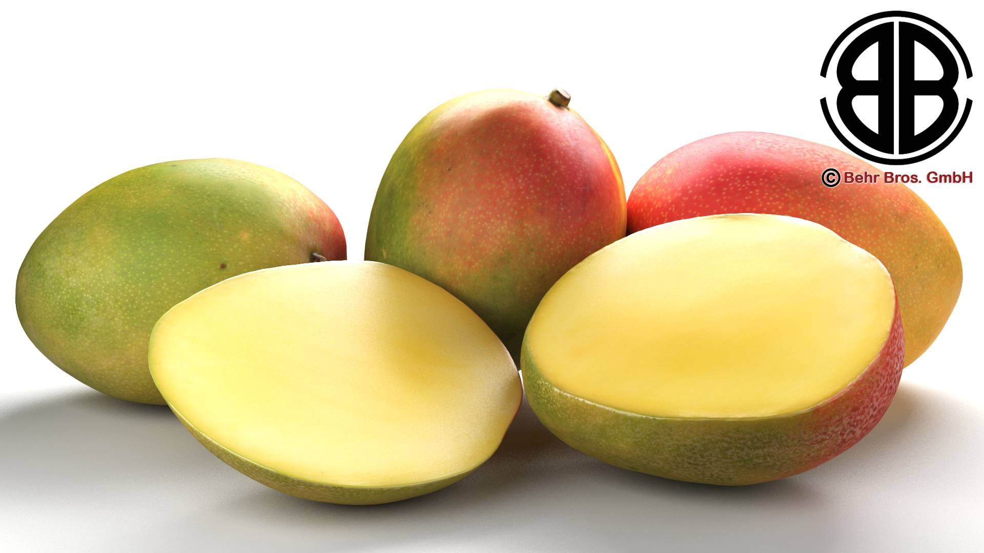 3d Photo Realistic Mango Model