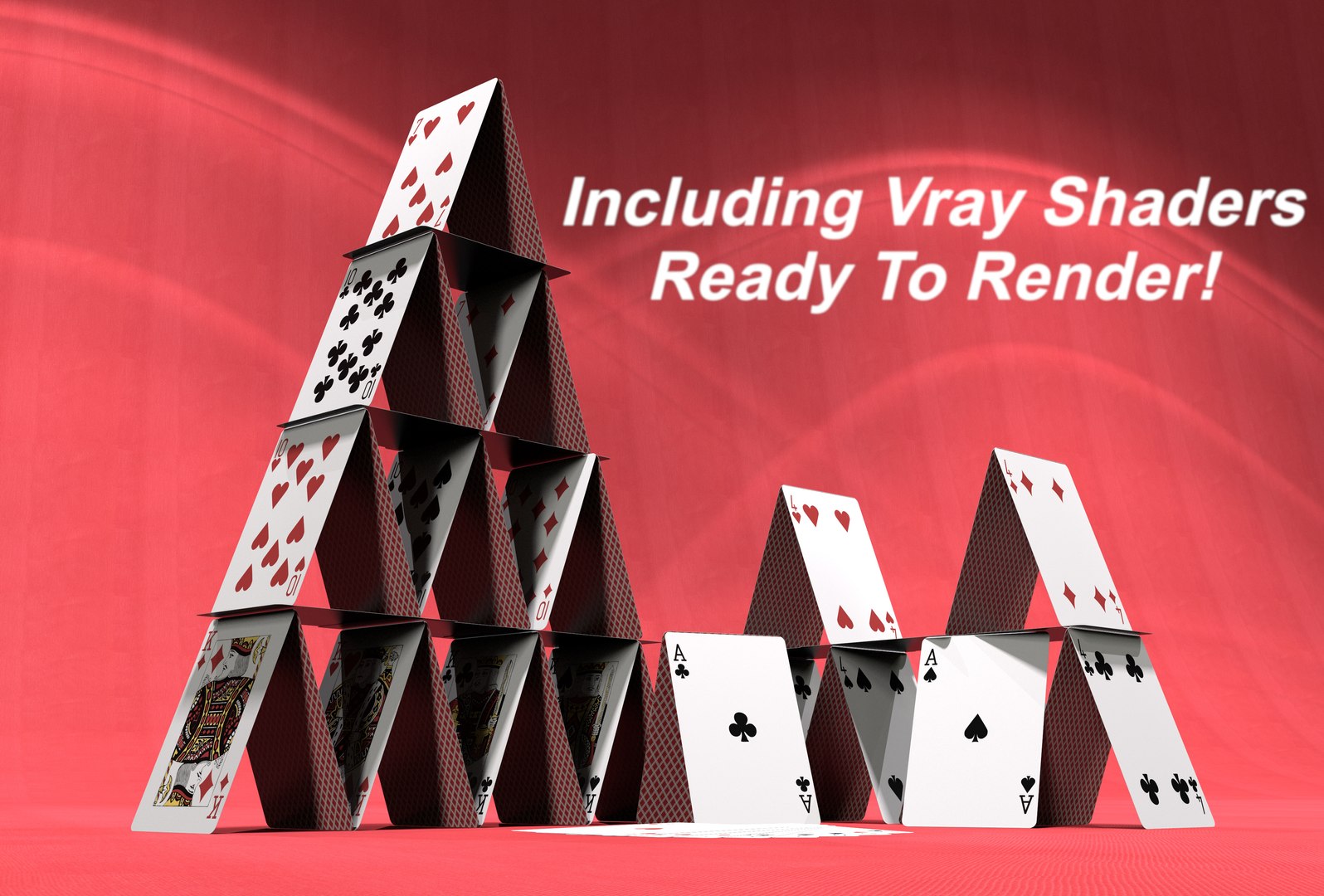 3d Model Card Deck Solitaire