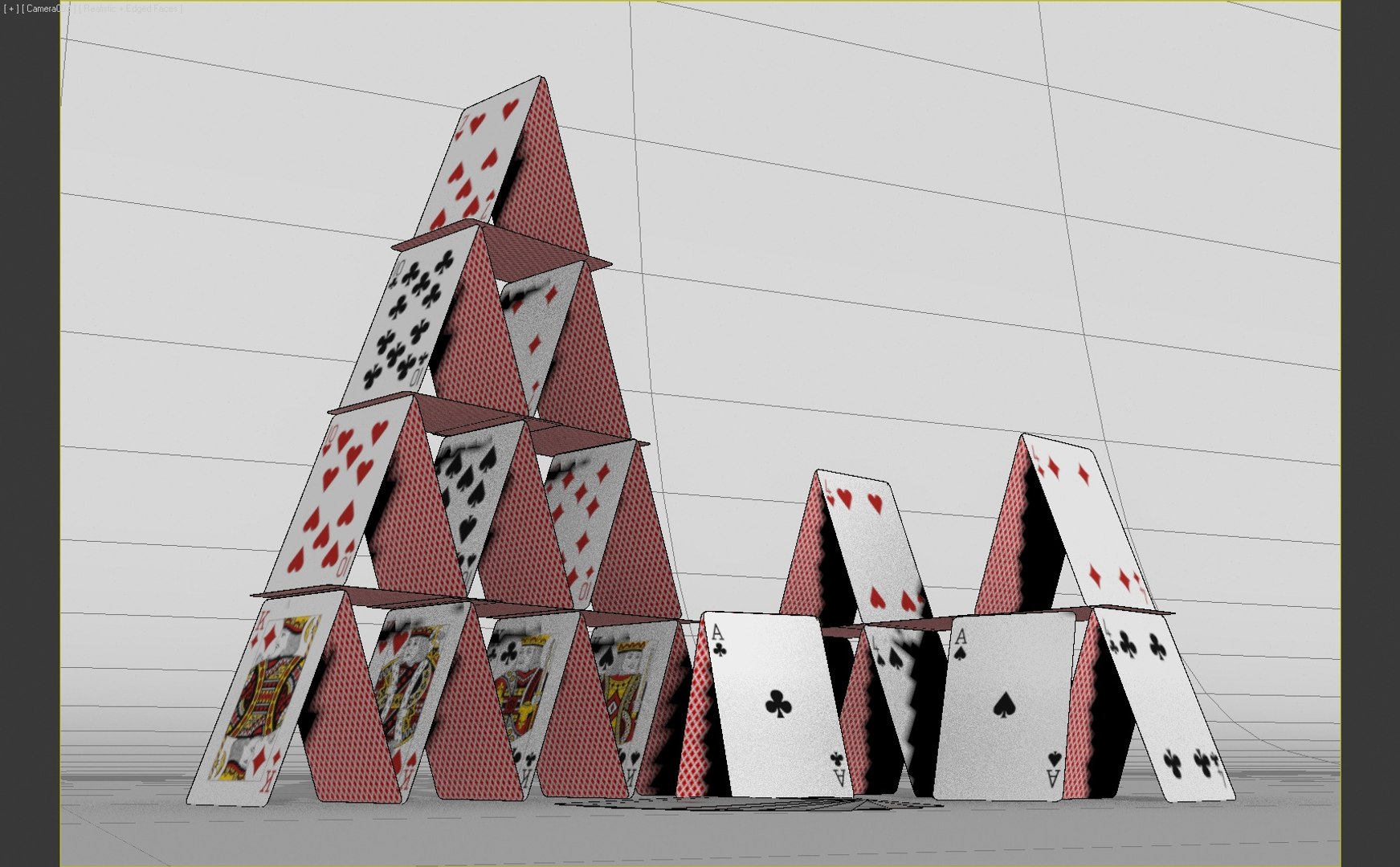 3d Model Card Deck Solitaire