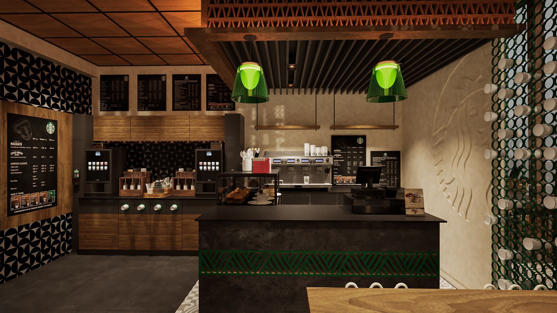 3D Model Starbucks Coffee Shop - TurboSquid 2401980