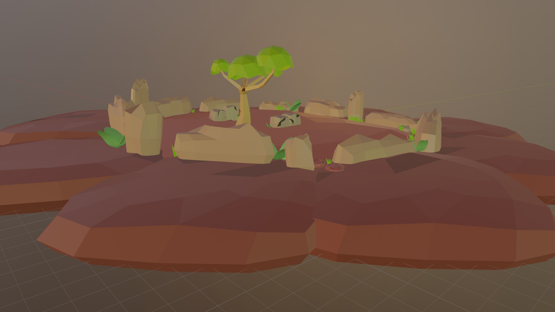 3D Low Poly Terrain - TurboSquid 1940477